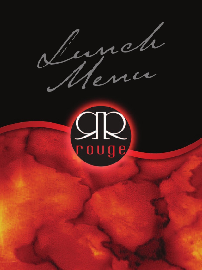 Lunch Menu: WWW - Rouge.ca | PDF