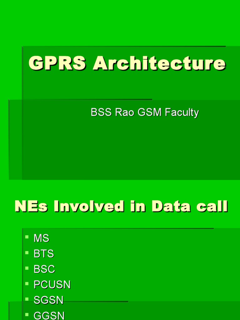 GPRS Architecture BSSR | PDF | Ip Address | Internet Architecture