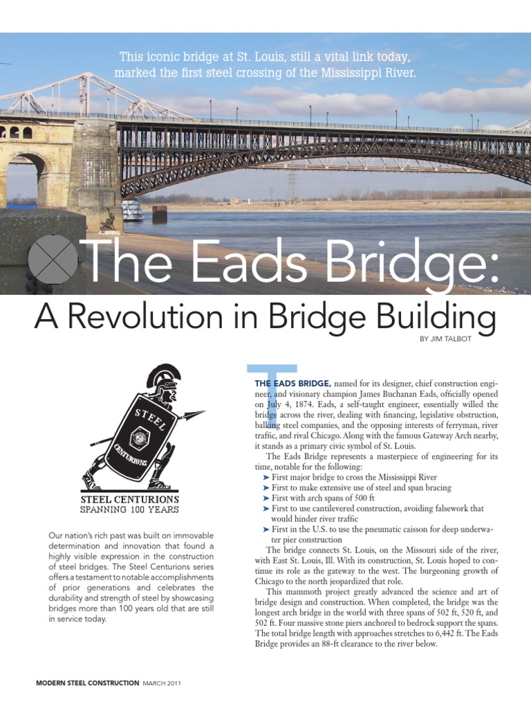 2011v03 Eads Bridge | PDF | Industries | Civil Engineering