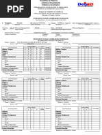 DepEd Form 137 BLANK | PDF | Philippines | Schools