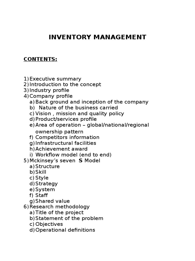 Inventory Management | PDF | Inventory | Prices