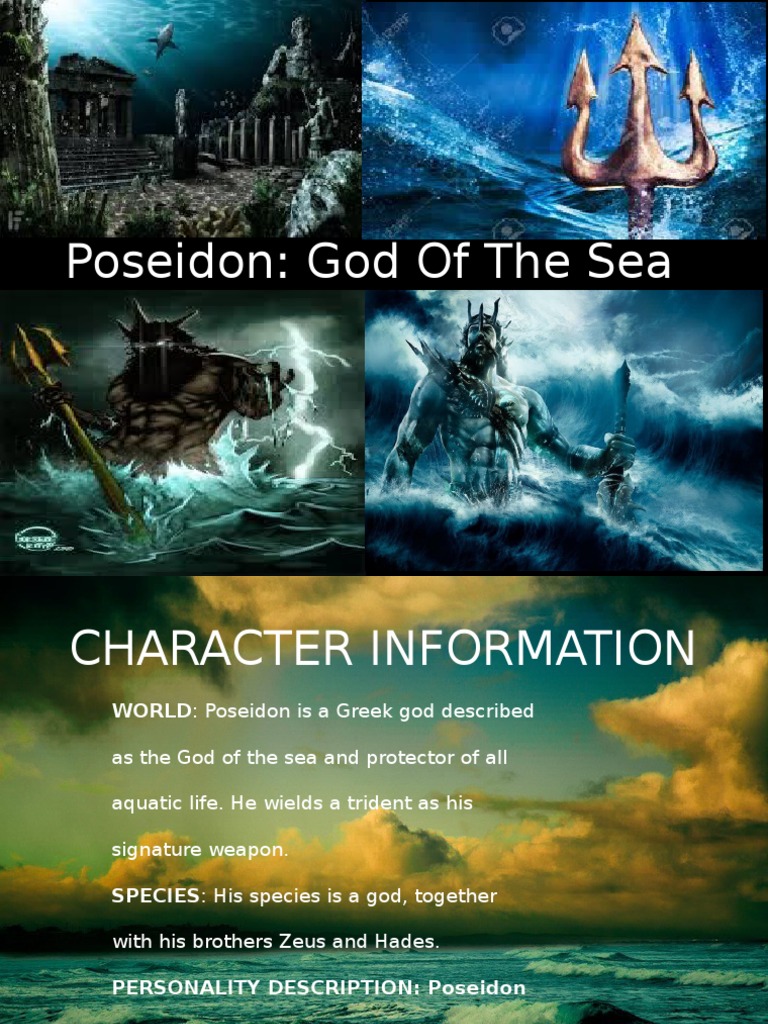 Poseidon: Greek Sea God Overview | PDF
