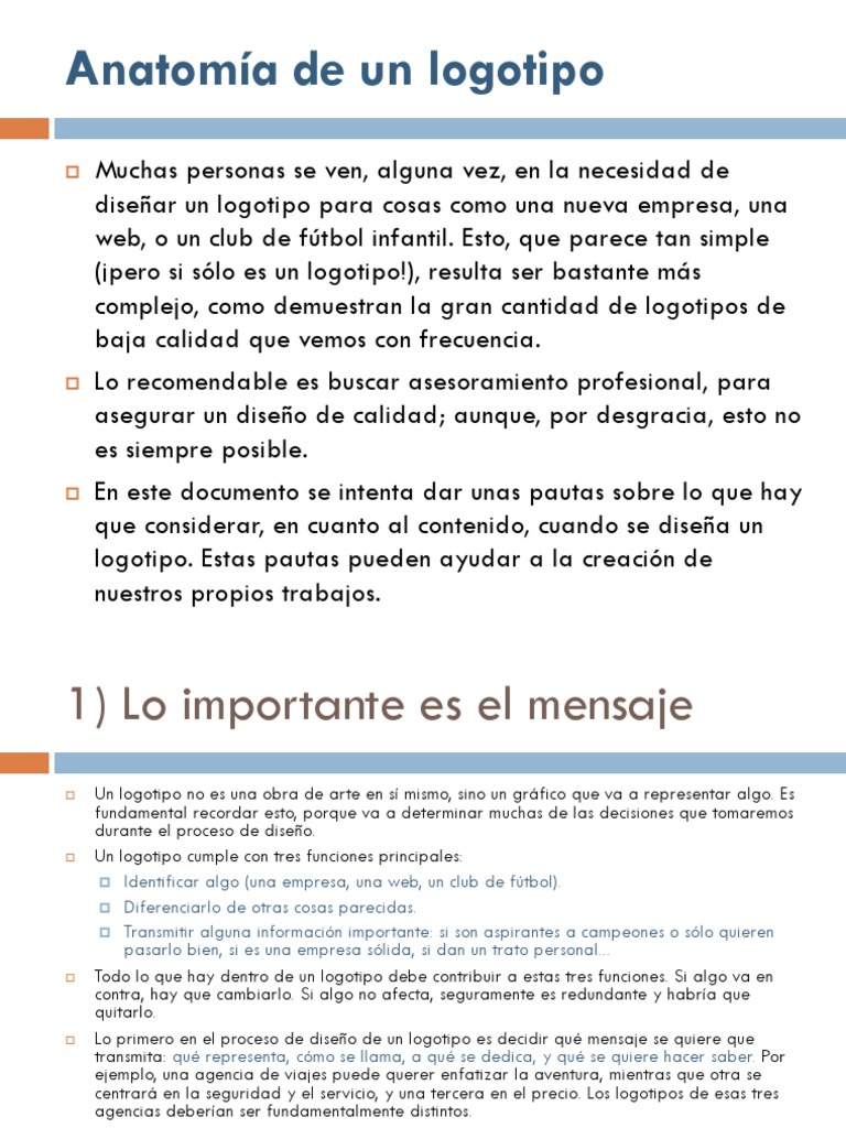Anatomia de Un Logo | PDF | Color | Tipografía
