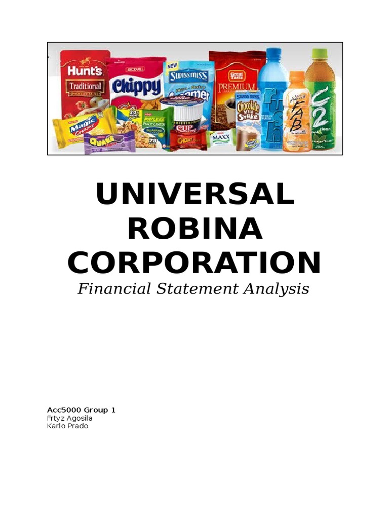 Urc | PDF | Business Economics | Financial Accounting
