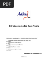 Manual de Core Tools | PDF | Calidad (comercial) | Planificación