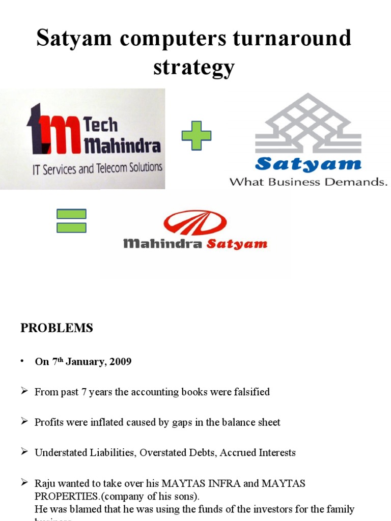 Satyam Computers Turnaround Strategy Revised | Companies | Business