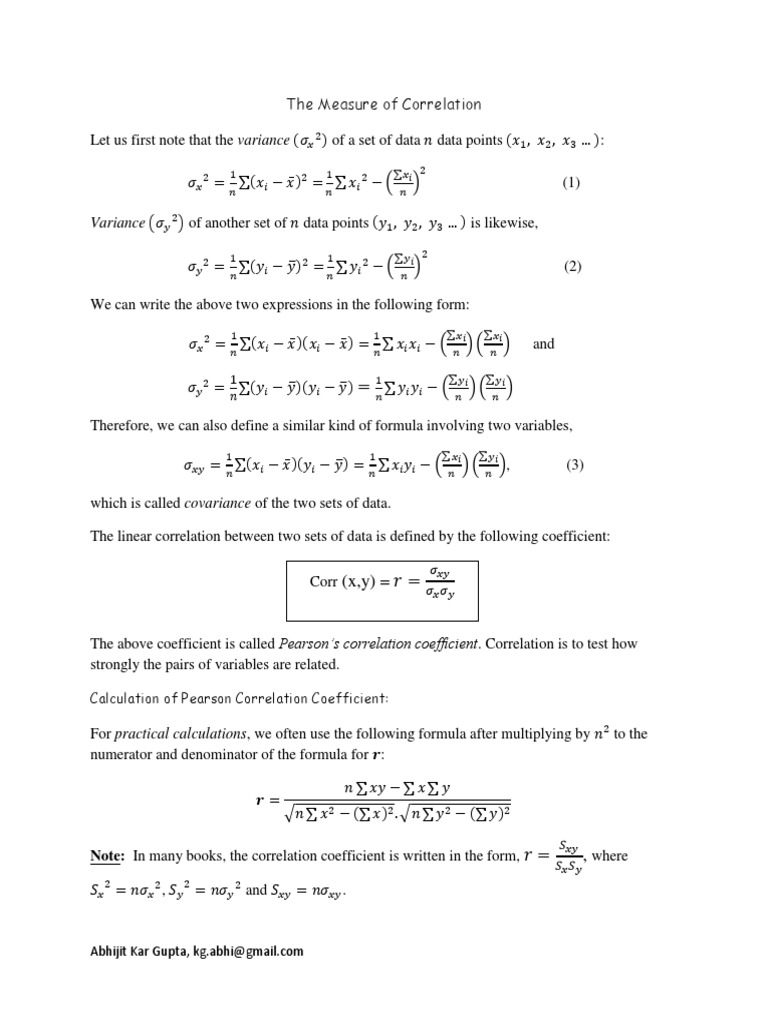 Correlation Pdf Correlation And Dependence Autocorrelation