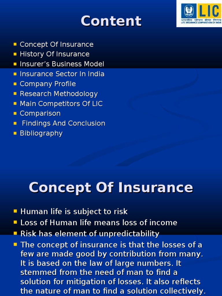 Competitive Study of LIC Vs Private Players in Life Insurance Sector ...
