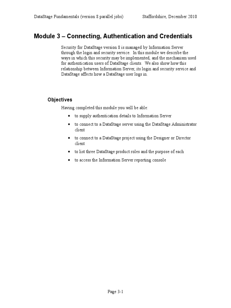 03 Connecting Authentication and Credentials | PDF | Server (Computing ...
