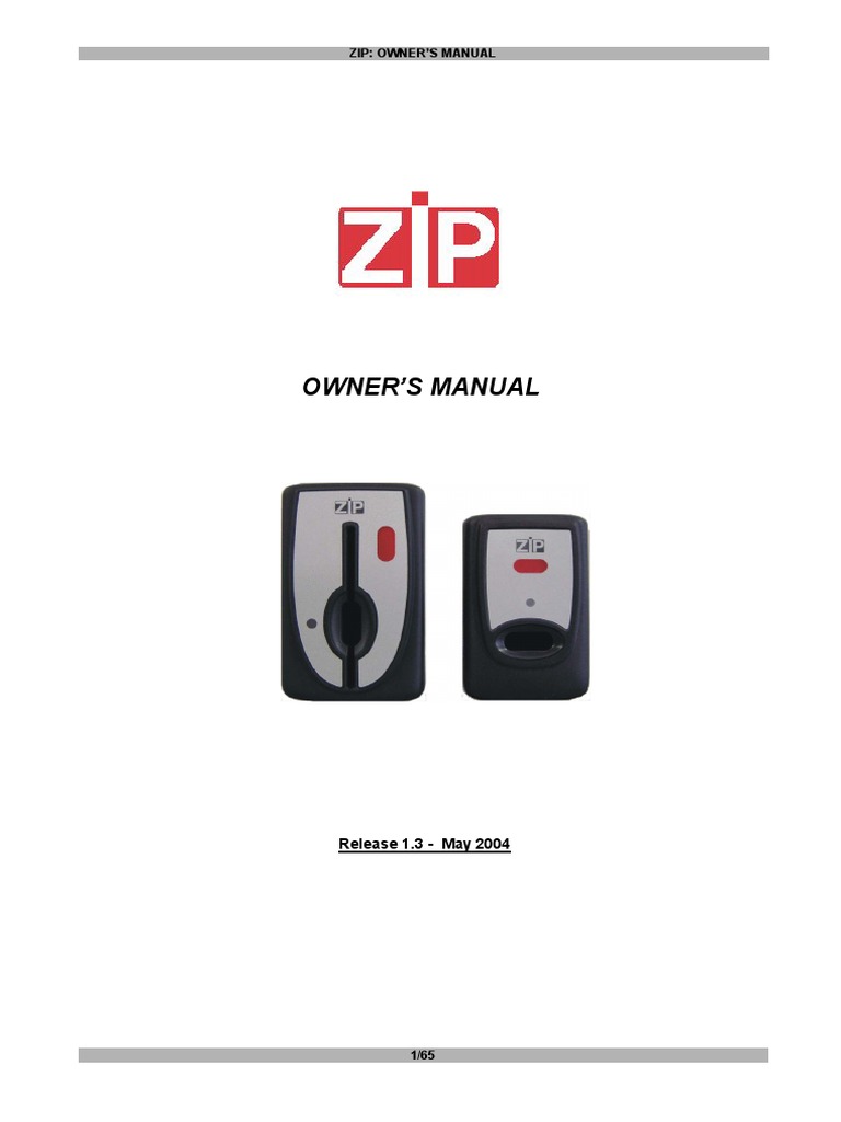 Zip: Owner'S Manual | PDF | Discounts And Allowances | Sales