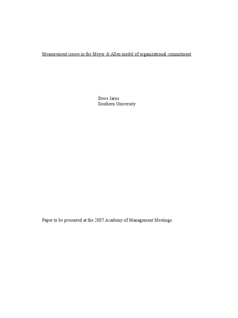 Philly AOM Paper | PDF | Behavioural Sciences | Psychology