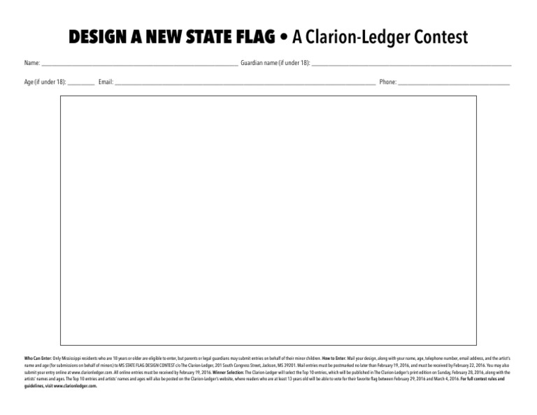 Mississippi State Flag Design Contest | PDF