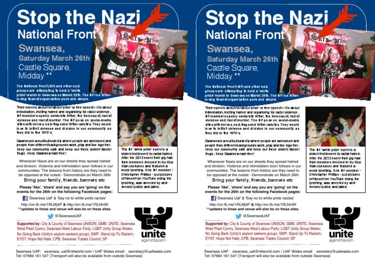 Stop The Nazi Stop The Nazi: National Front National Front | PDF ...