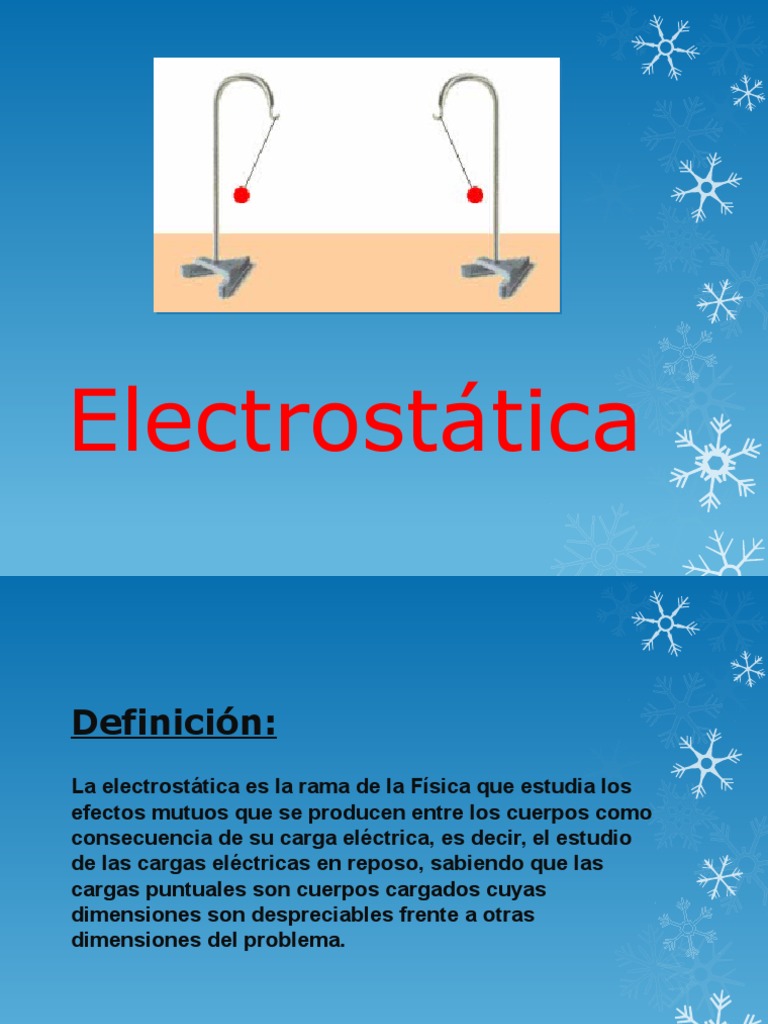 Electrostática | PDF | Electrostática | Electricidad