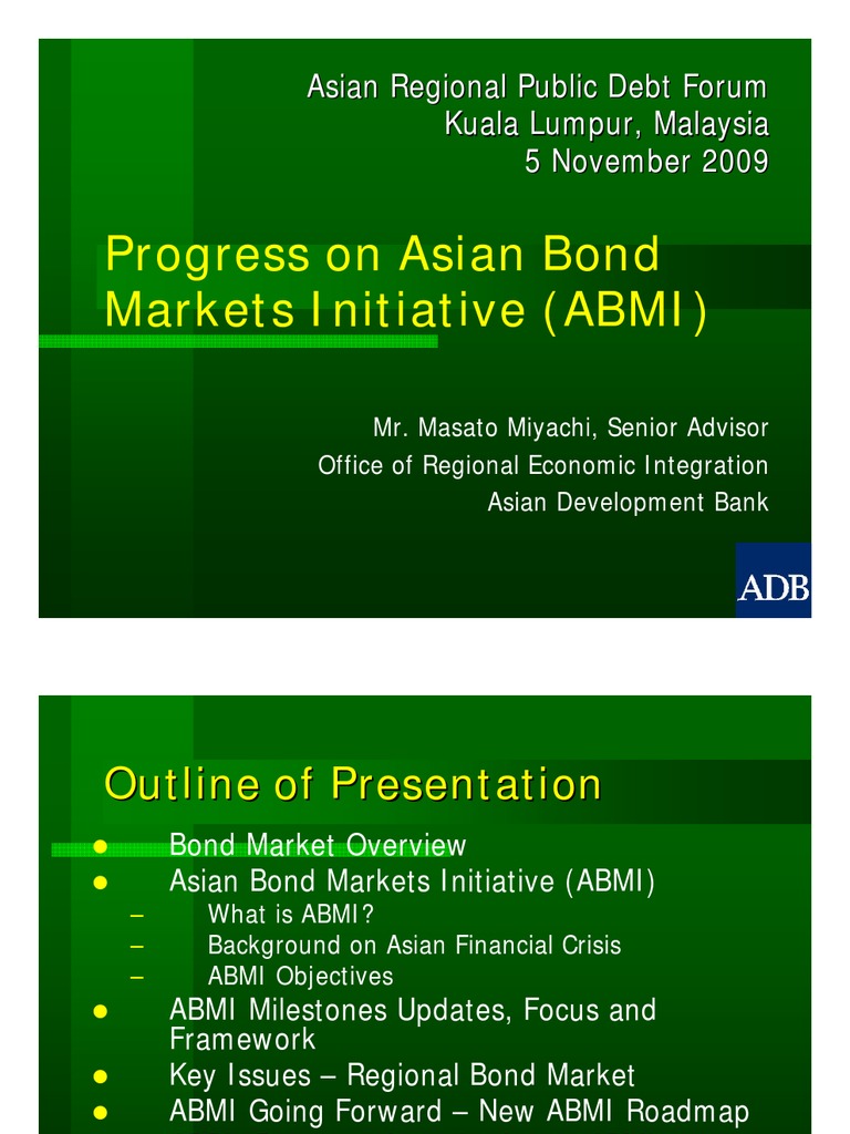 ADB - Masato Miyachi | PDF | Asian Development Bank | Asean Free Trade Area