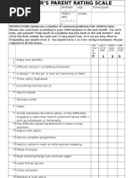 Dysgraphia Screening Checklist | PDF