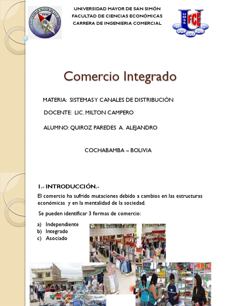 Tipos de Comercio: Integrado e Independiente | PDF | Grandes almacenes ...