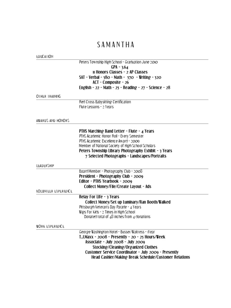 Sam Resume | PDF