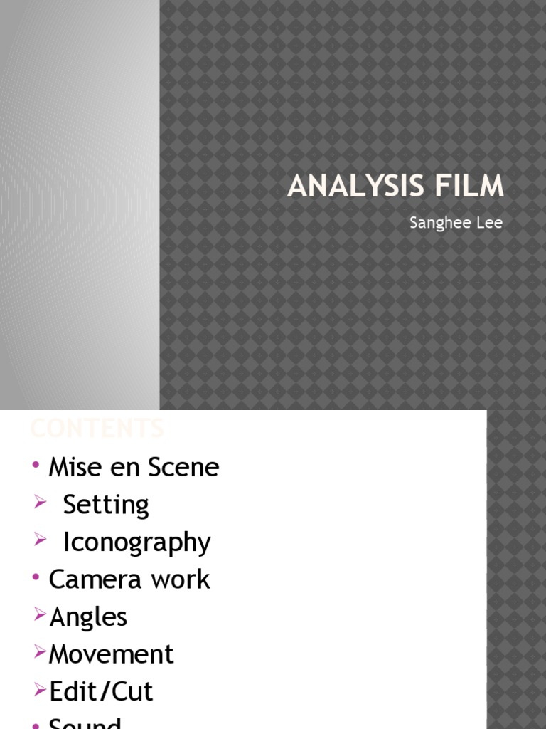 Film Analysis: Mise en Scene & Sound | PDF