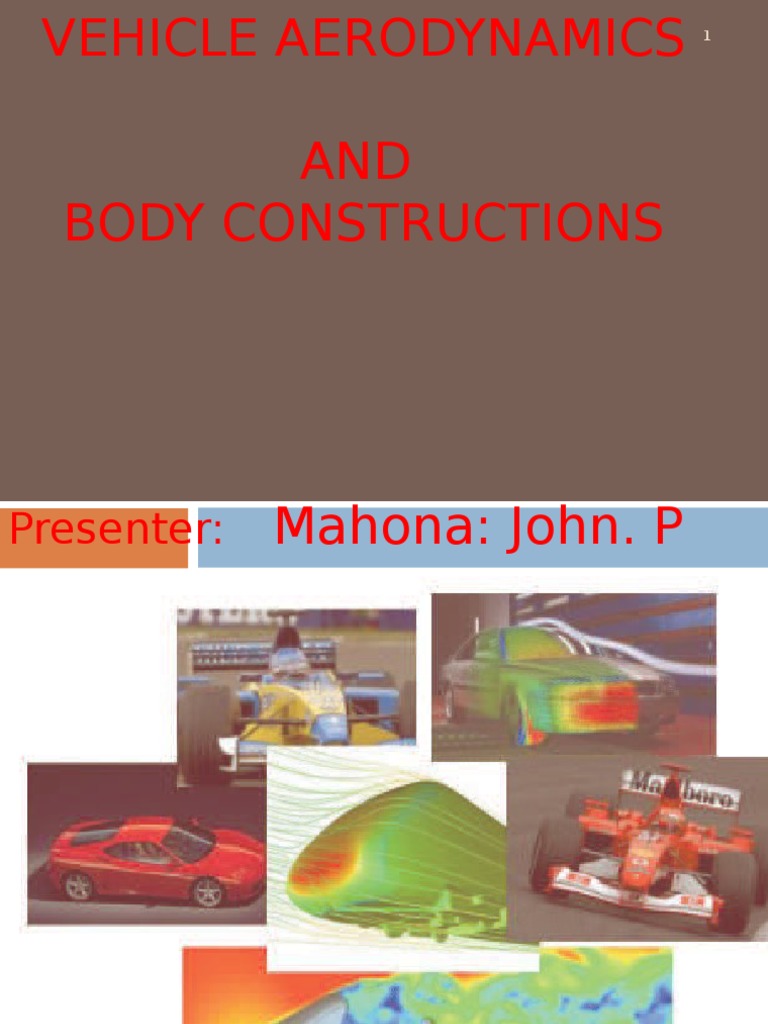 Car Aerodynamics (Lecture) - New (2) | Drag (Physics) | Fluid Dynamics