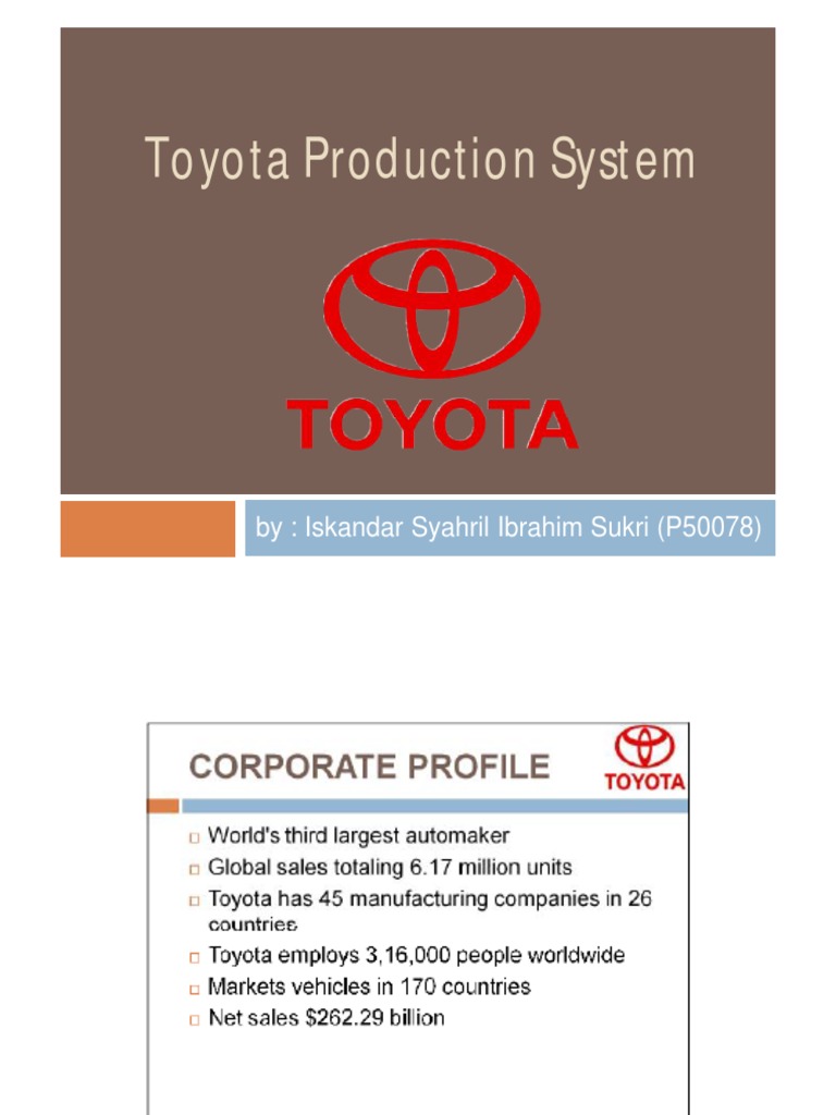 Overview of Toyota Production System (TPS) | PDF | Systems Science ...