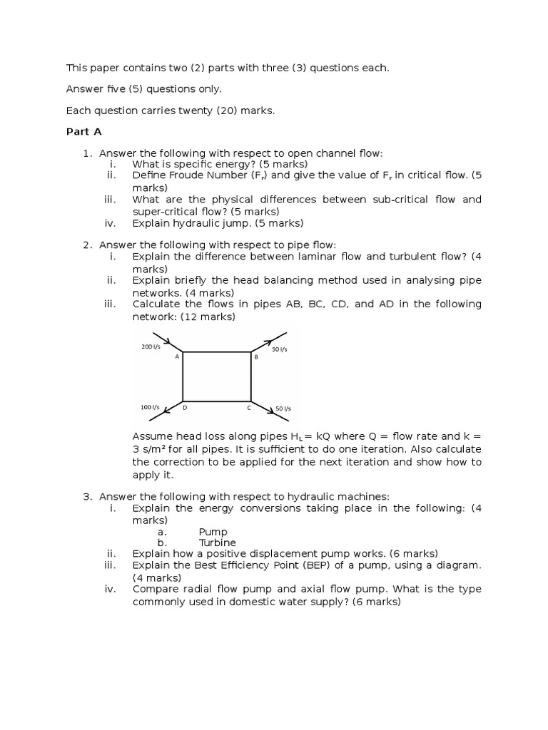 NVQ Level 5 Question Paper | PDF | Flood | Surface Runoff