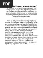 Column Writing (Tagalog) | PDF