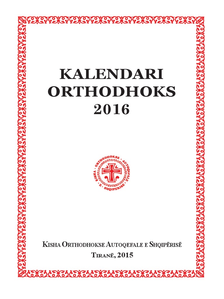 Kalendari 2016 | PDF