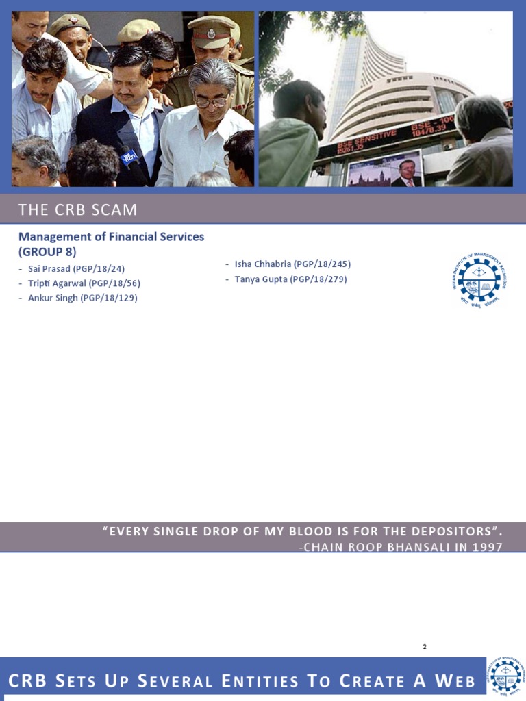 CRB Scam | PDF | Warrant (Finance) | Capital Market