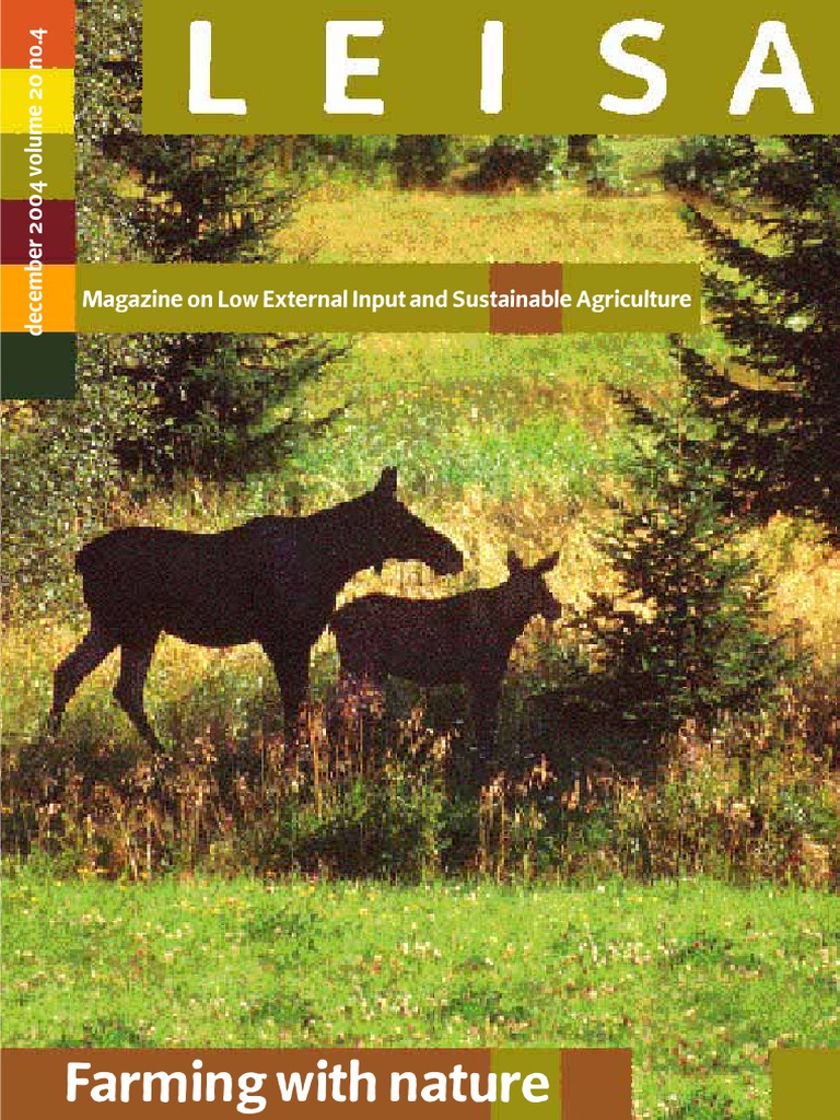LEISA 20 4 Farming With Nature | PDF | Biodiversity | Agriculture