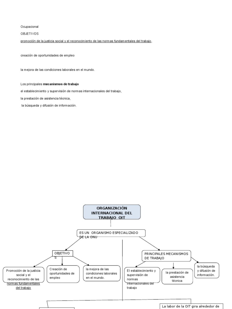 Mapa Conceptual Oit | PDF