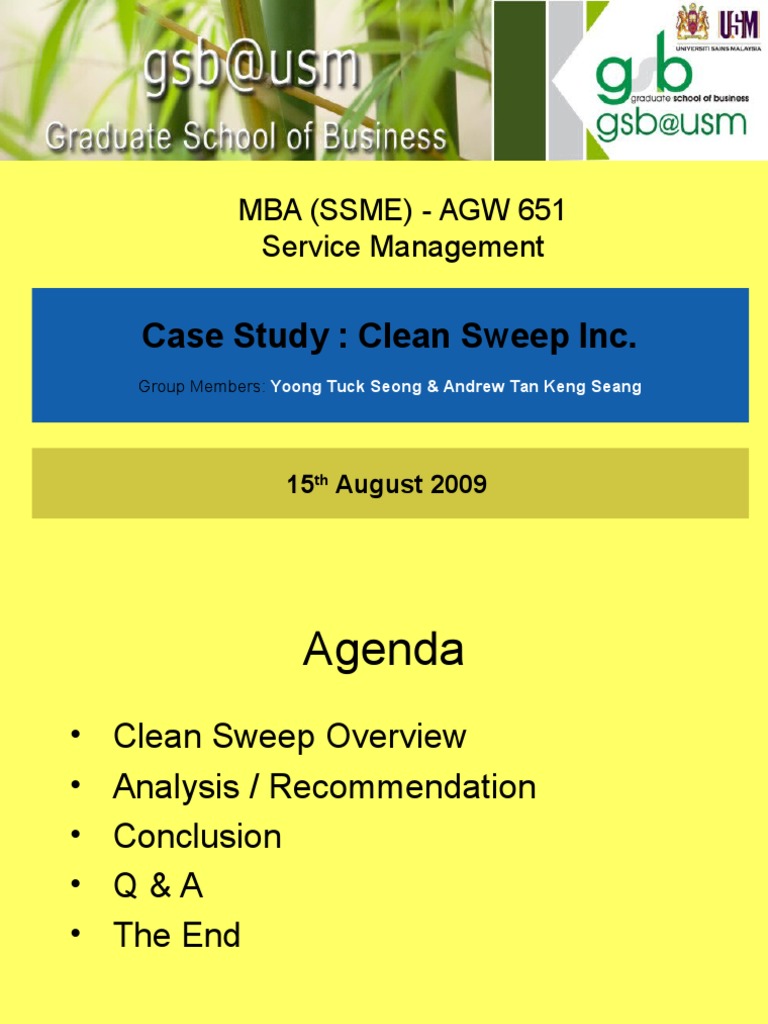 Clean Sweep v3 | PDF | Quality (Business) | Business