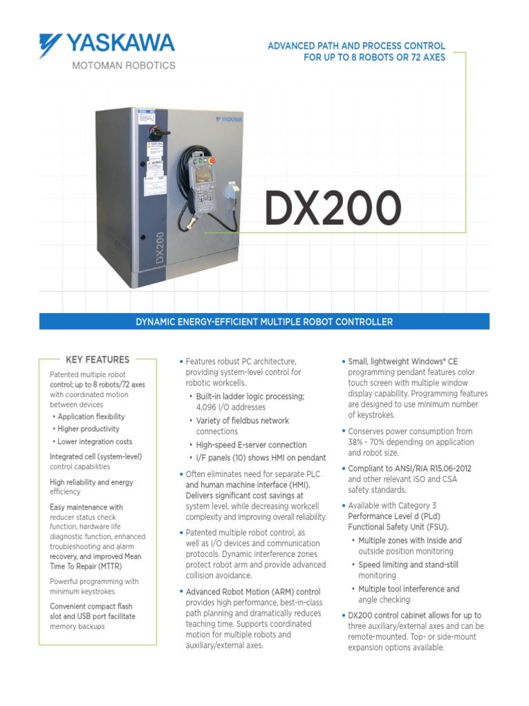 DX200 Controller | Input/Output | Programmable Logic Controller