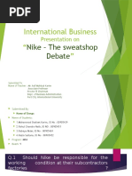 Nike CSR Case Study | PDF | Nike | Corporate Social Responsibility