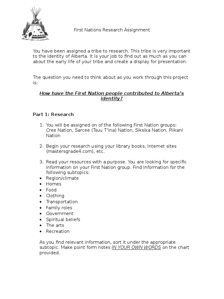 First Nations Research Project Guide | PDF | Communication | Cognition