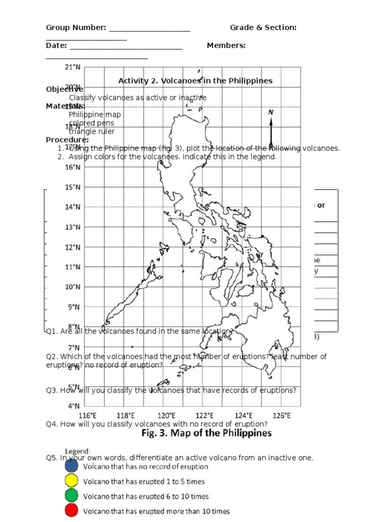 Activity 2 Volcanoes | PDF