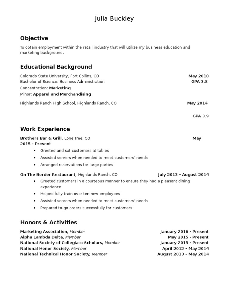 Updated Resume | PDF