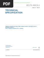 IEC 60815-3-2008 TS Part 3 Polymer Insulators For A.C. Systems | PDF ...