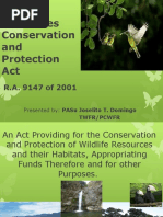 Ra 9147 | PDF | Wildlife | Endangered Species
