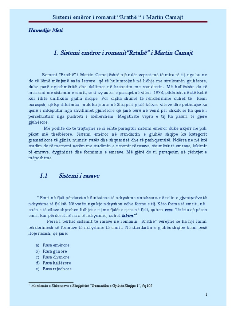 Sistemi Emeror I Romanit "Rrathë" I Martin Camajt | PDF