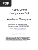 Sap WM Organization Structure | PDF | Warehouse | Logistics
