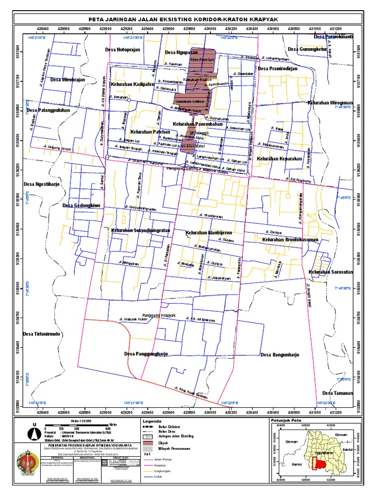 Peta Jaringan Jalan Eksisting | PDF