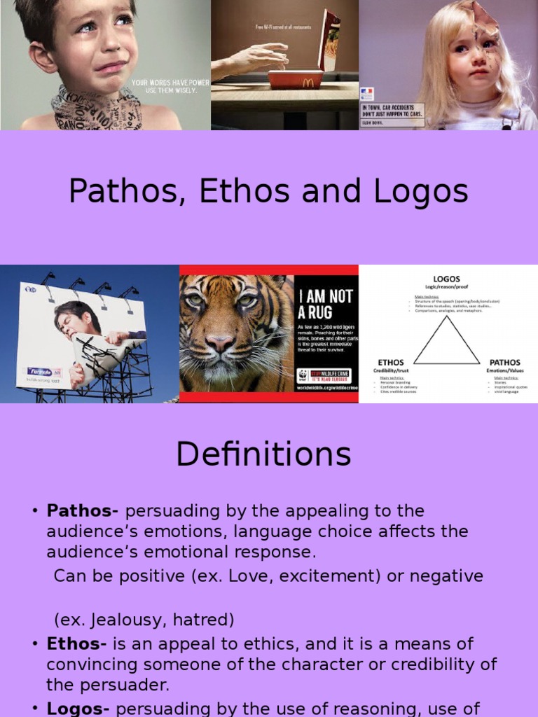 Pathos, Ethos and Logos | PDF | Self-Improvement
