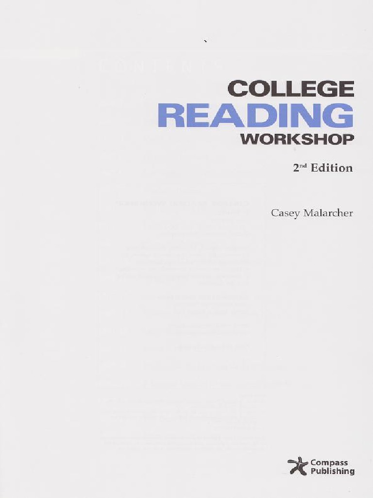 College Reading Workshop | PDF