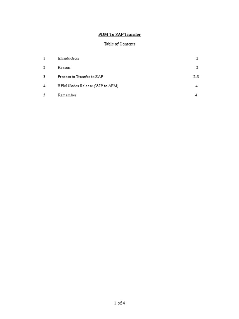 PDM To SAP Release | Download Free PDF | Product Lifecycle | Computing