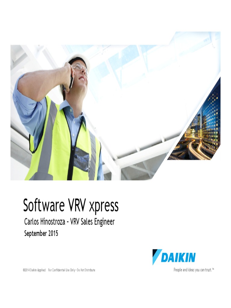 Software VRV Xpress | PDF | Electrodoméstico | Mecánica de Medios Continuos