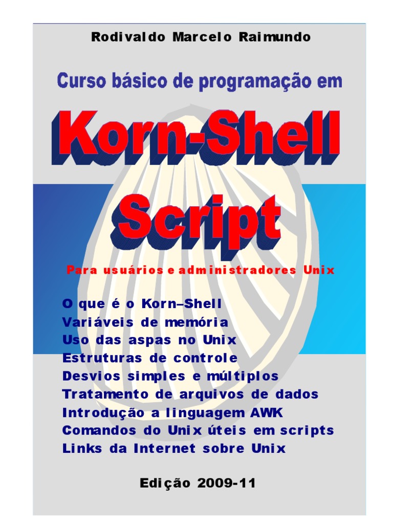 Programação Korn Shell Shell Computação Unix