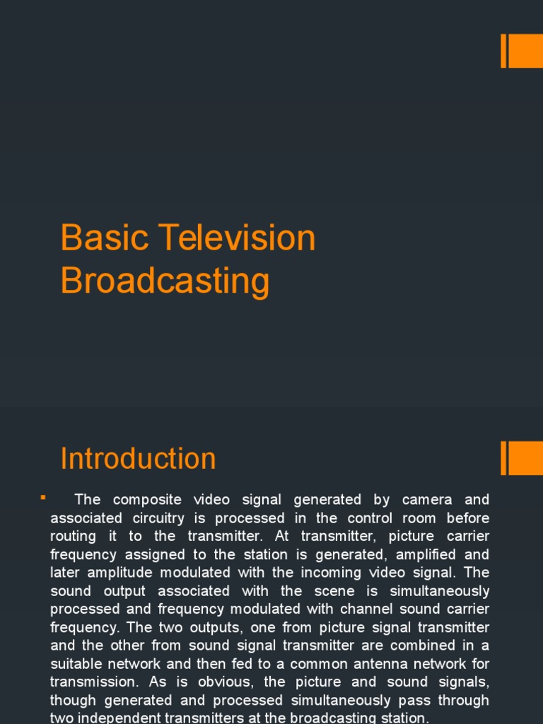 Overview of Basic Television Systems | PDF | Zoom Lens | Transmitter