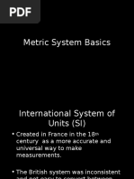 Metric Conversion Ladder | PDF