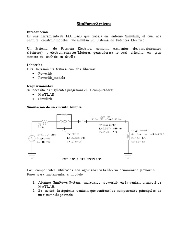 Sim Power Systems Pdf Matlab Condensador